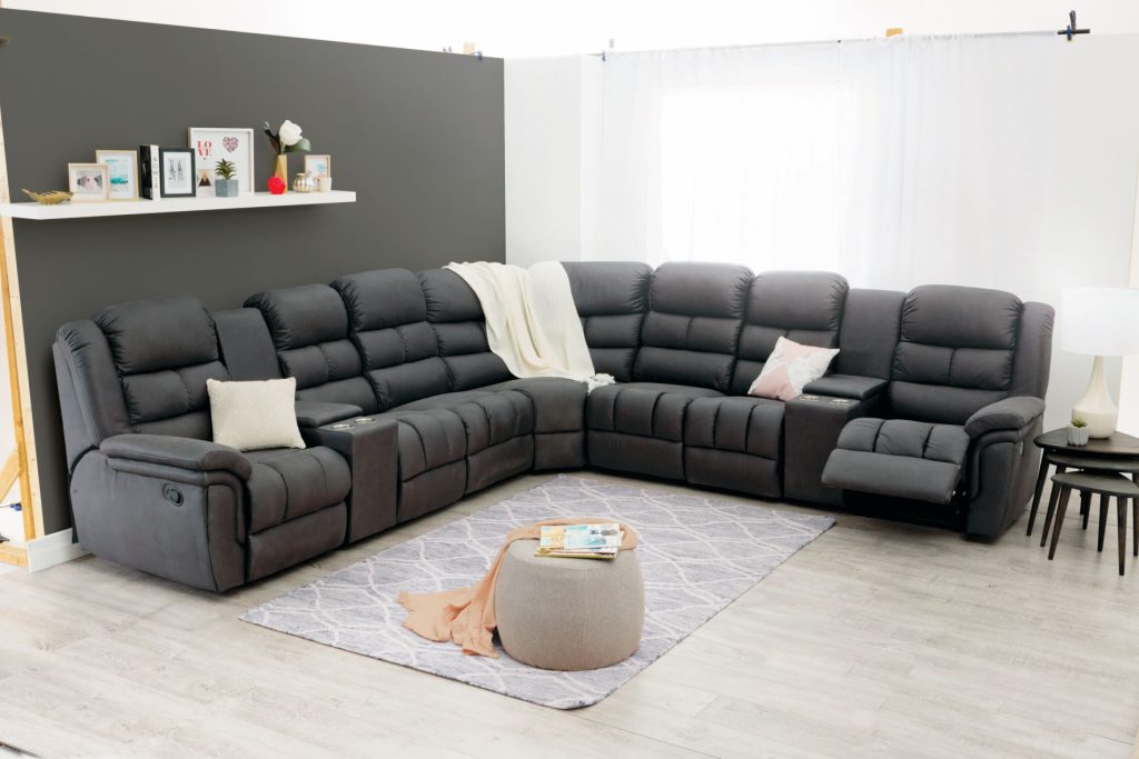 Dynamo 9pc modular lounge suite - Warrnambool Knock On Wood